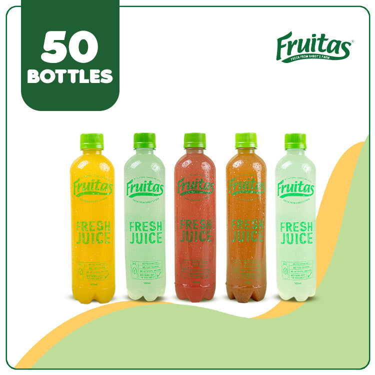 Fruitas Fresh Fruit Juice 500ml (50 bottles) – House Of Fruitas