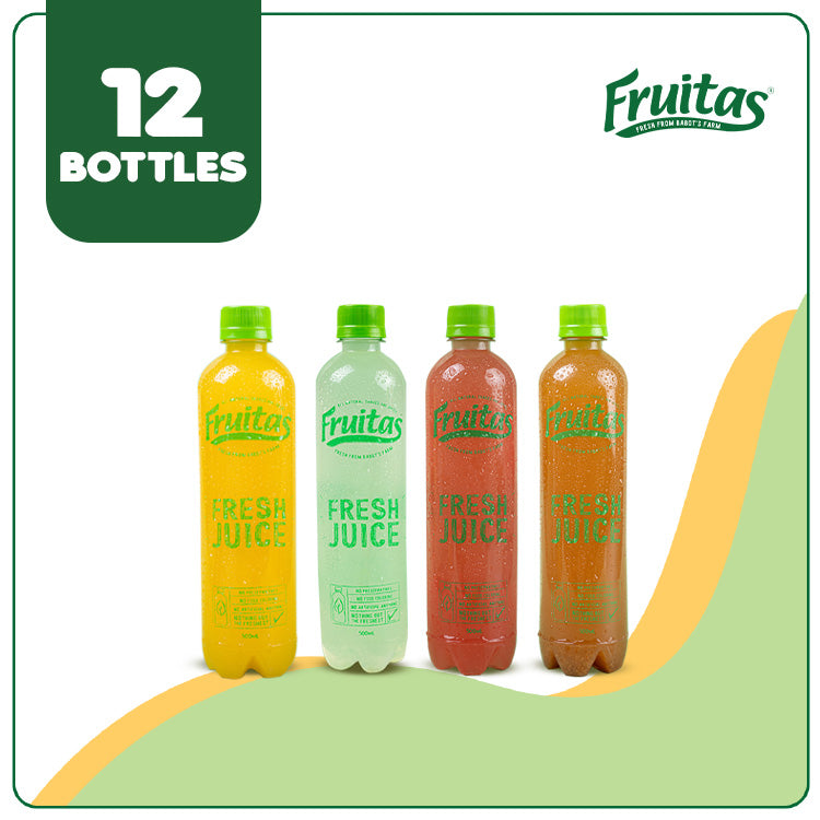 Fruitas Fresh Fruit Juice 500ml (12 bottles) – House Of Fruitas