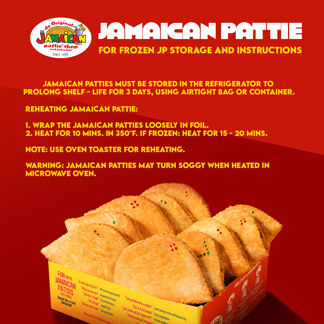Jamaican Pattie Frozen Cheezy Chicken Pinatubo Box of 10 – House Of Fruitas