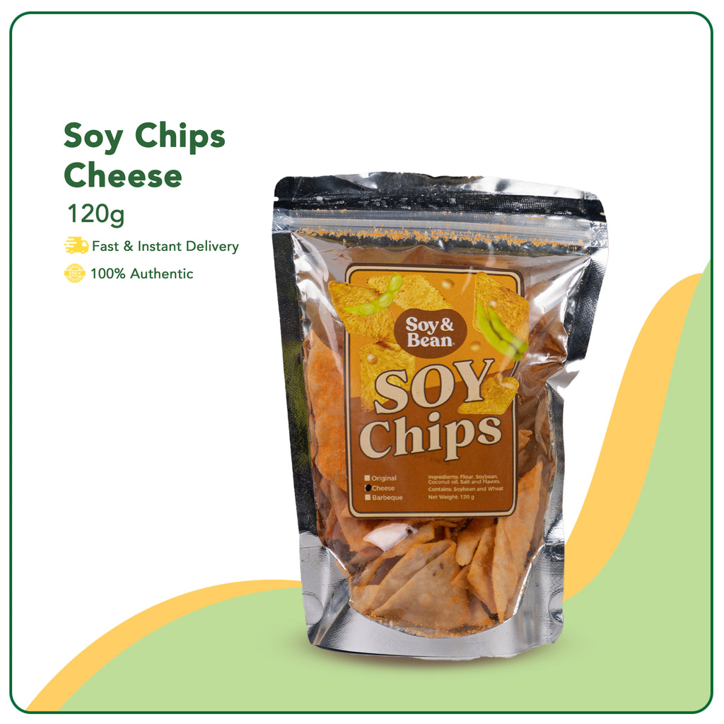 Soy & Bean Soy Chips Cheese 120g – House Of Fruitas